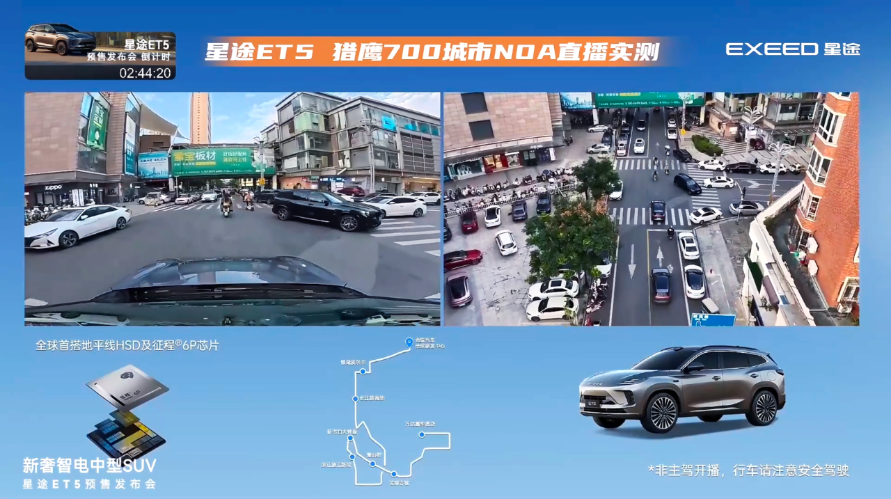 全球首搭地平线HSD与征程®6P，星途ET5正式开启预售-地平线HorizonRobotics